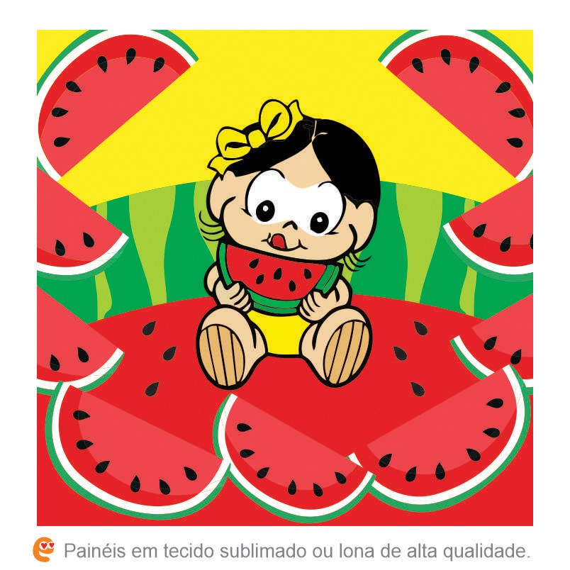 Painel Quadrado Para Festa Tecido Sublimado Ou Lona - Magali Baby ...