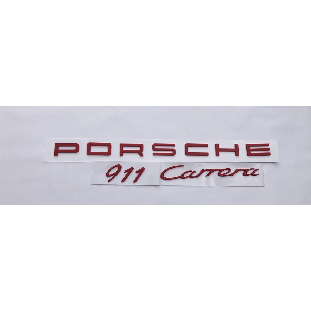 Porsche Emblema Kit Porsche+911+carrera VERMELHO | Shopee Brasil