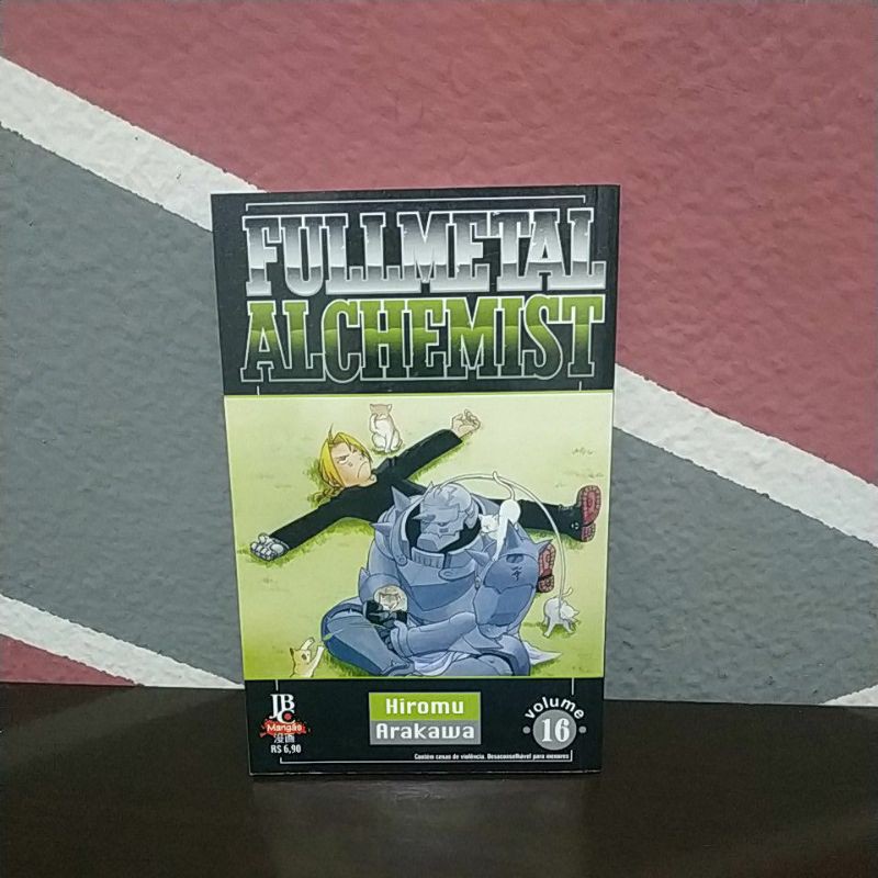manga Fullmetal Alchemist volume 16 primeira versão versão antiga ...