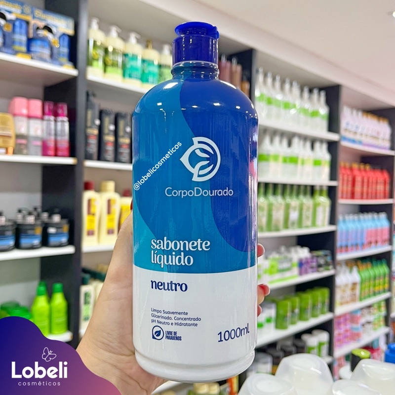 Sabonete Líquido Neutro Concentrado e Hidratante, Glicerinado 1000ml ...