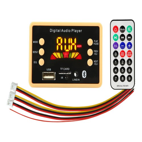 Placa P/ Amplificador Modulo Bt Usb Mp3 Aux Sd Bluetooth | Shopee Brasil