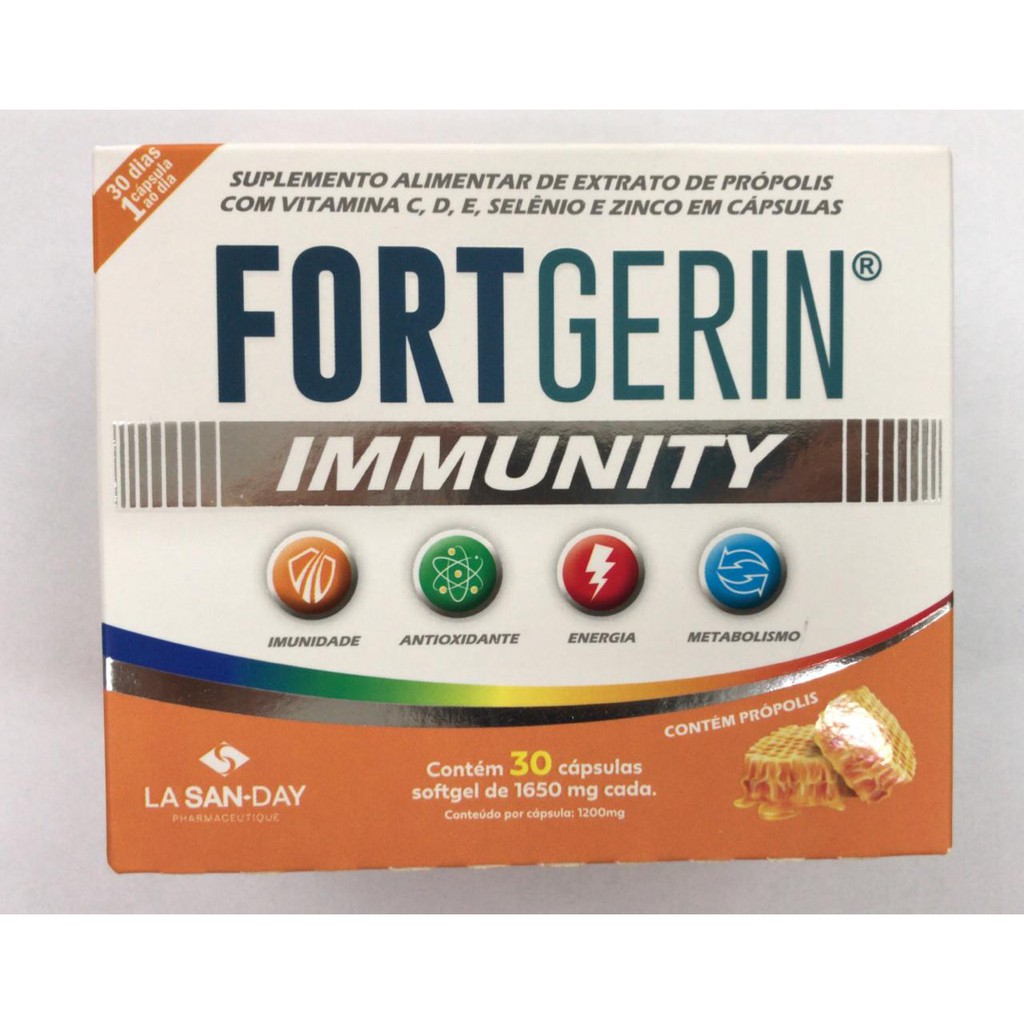 FORTIGERIN IMMUNIT C/30 CAPSULAS SOFTGEL DE 1650MG CADA original ...