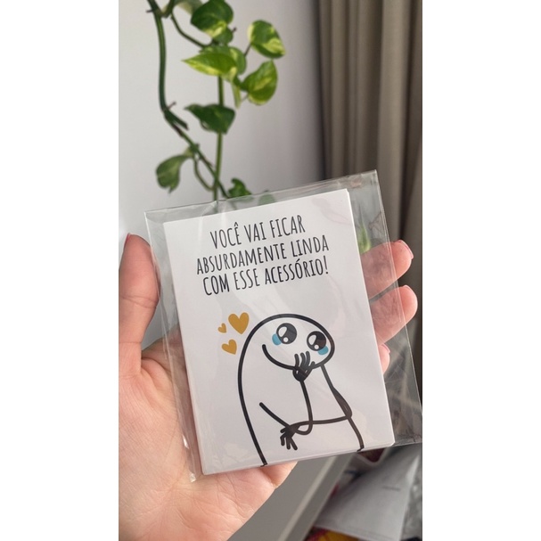 CARD FLORK - PRONTA ENTREGA - ACESSORIO | Shopee Brasil
