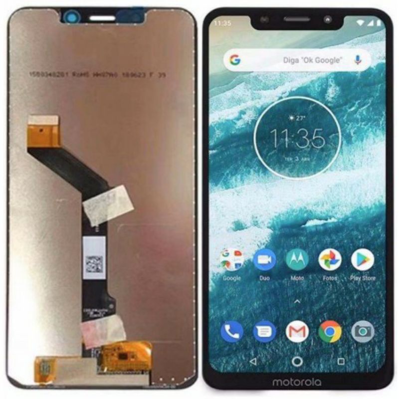 Tela Display Modulo Fronta touchl Lcd completo Moto One Xt-1941 3 Original | Shopee Brasil
