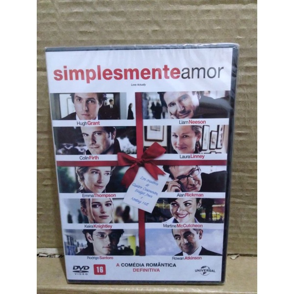 DVD SIMPLESMENTE AMOR (2003) (ORIGINAL/LACRADO) | Shopee Brasil