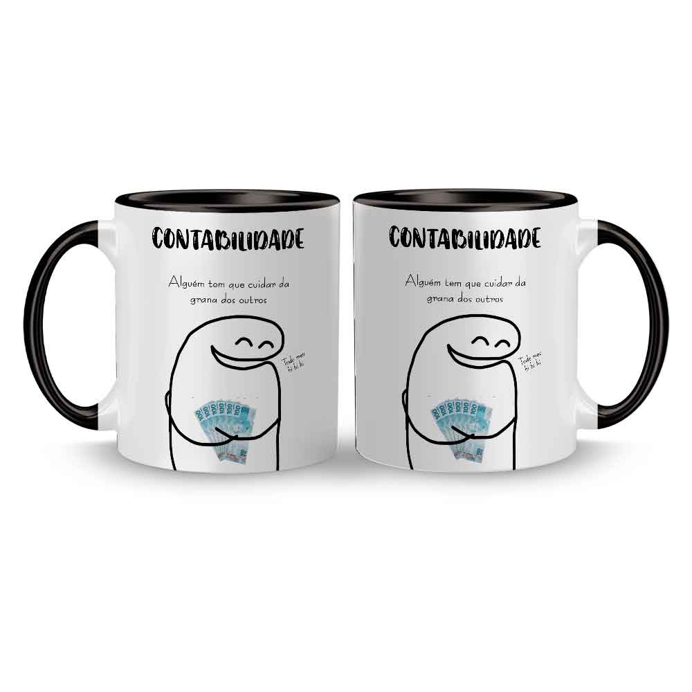 Caneca Cerâmica Profissões Flork - Contador/Contadora/Contabilidade ...