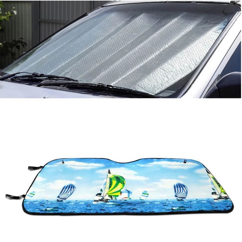 Quebra-sol Automotivo Dobravel Imagem Kite Surf Universal | Shopee Brasil