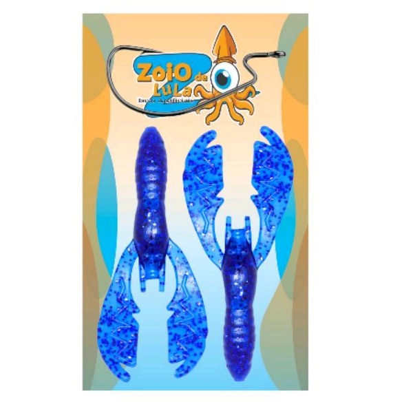 Kit 2 cartelas Isca Z-Tube 10cm - 4 unidades + Anzol. | Shopee Brasil