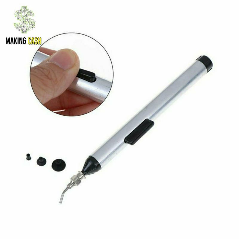 Pinça A Vácuo Para Reballing Smd Bga - 3 Ventosas De Sucção | Shopee Brasil
