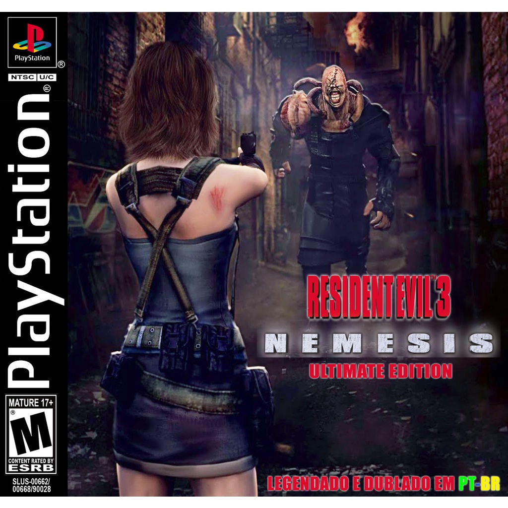 Resident Evil 3 Nemesis Dublado BR PS1 Patch | Shopee Brasil