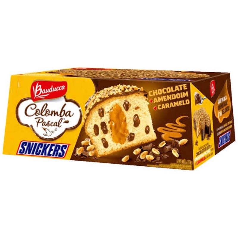 Colomba Pascal Snickers 600g | Shopee Brasil