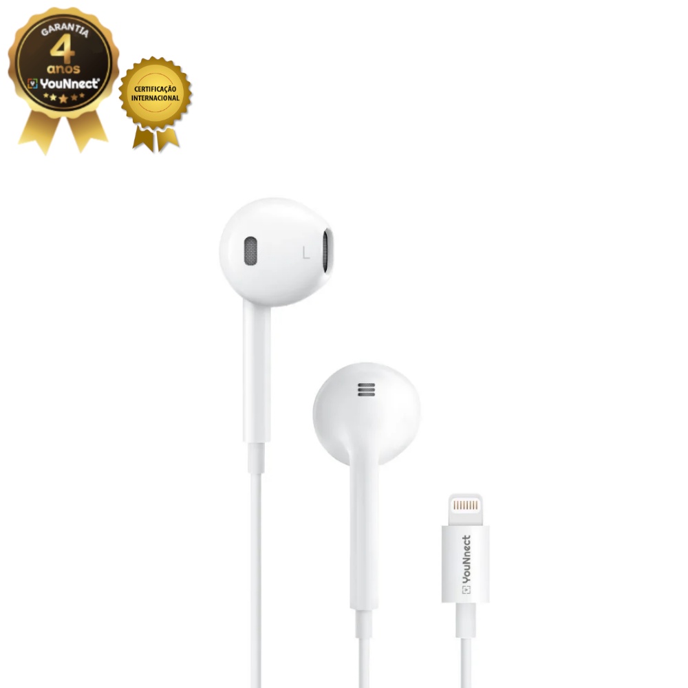 Fones de Ouvido Entrada Lightning Original Iphone | Shopee Brasil
