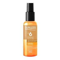 Óleo Bronzeador Sunless Fps 6 Cenoura 120ml | Shopee Brasil