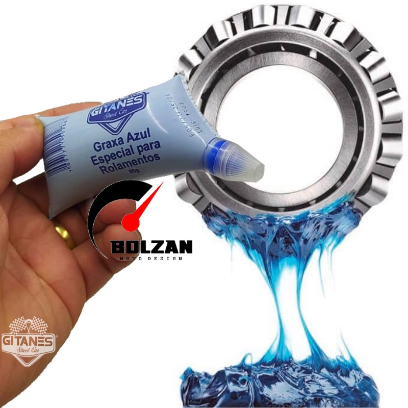 Graxa Azul Especial Para Rolamentos 80g Gitanes | Shopee Brasil