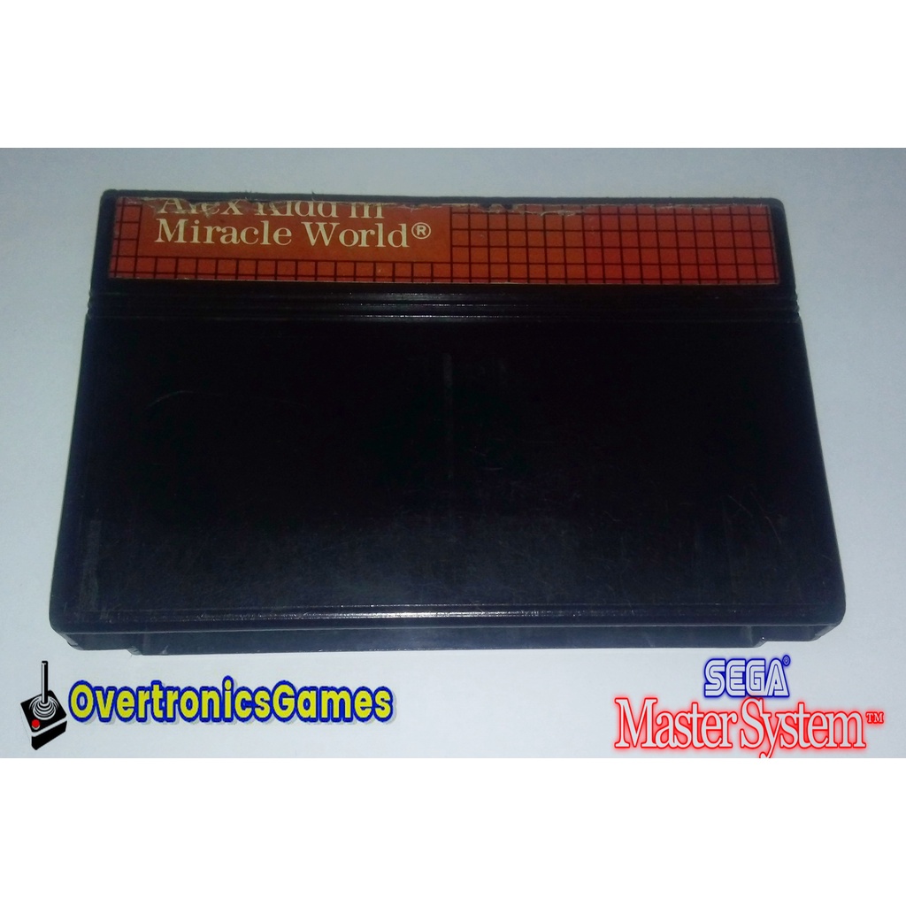 Jogo Alex Kidd In Miracle World Master System Tec Toy | Shopee Brasil