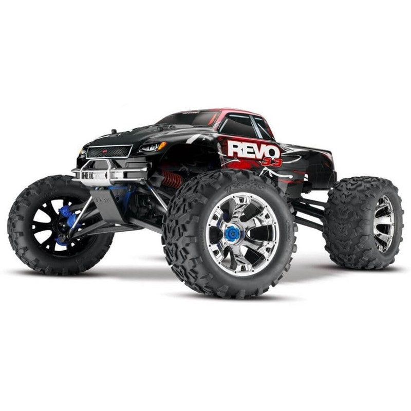 Traxxas 1:10 Revo 3.3 Nitro Truck RTR With TSM 2020 Vermelho | Shopee ...