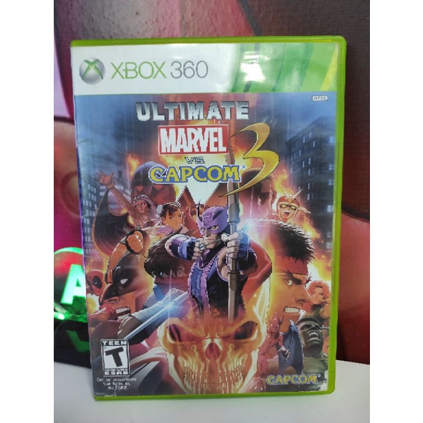 Ultimate Marvel vs Capcom 3 xbox 360 original em mídia física | Shopee Brasil