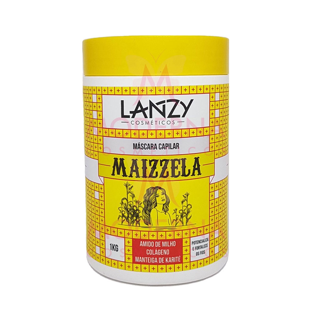 Creme Máscara De Maizena Ultra Hidratação Maizzela 1kg Lanzy | Shopee ...