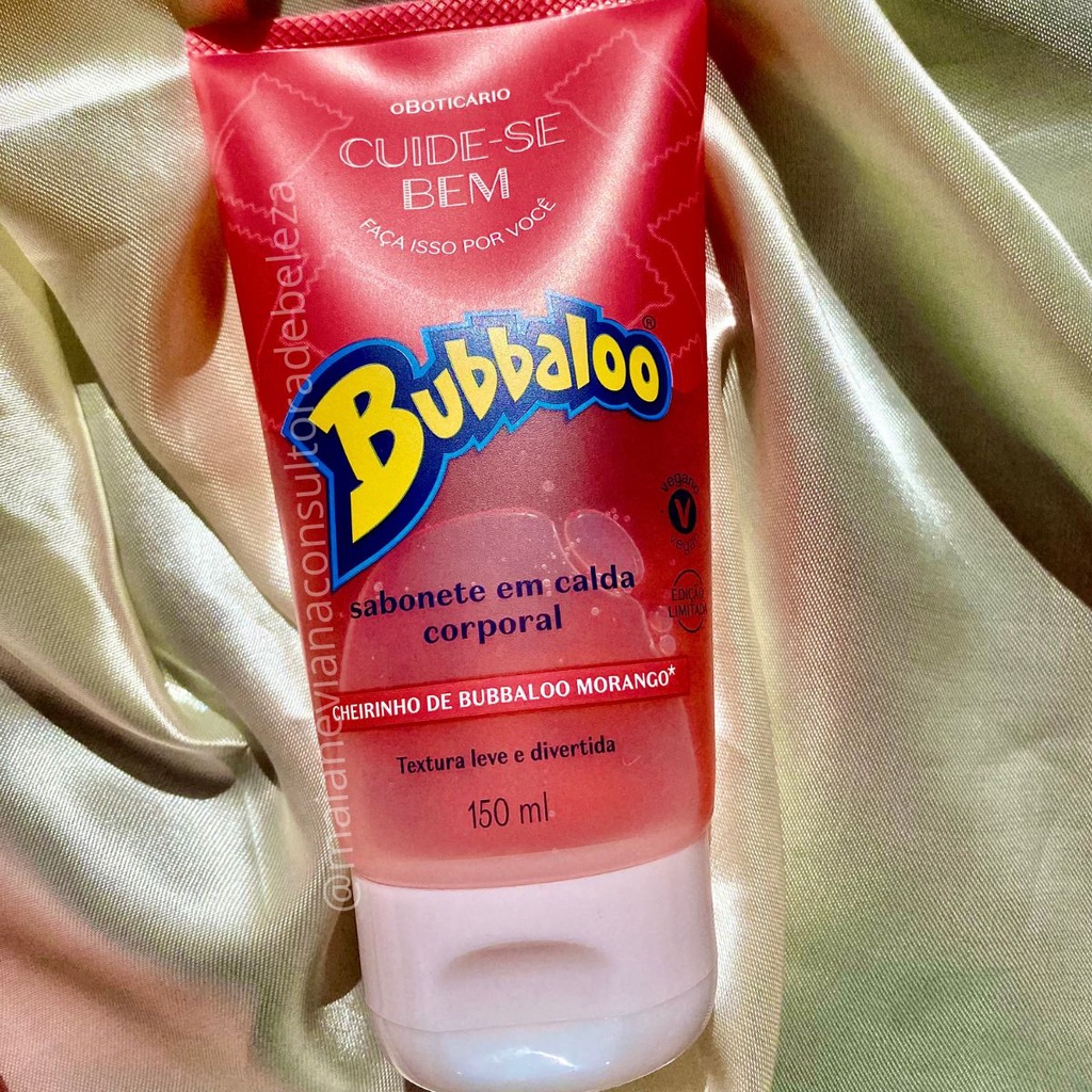 Bubbaloo O Boticário Cuide se Bem O Boticário sabonete líquido em calda ...