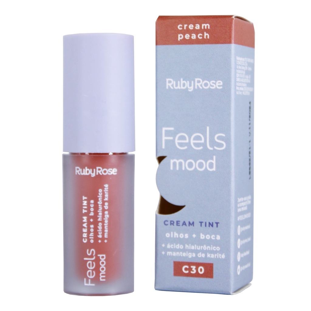 Cream Tint olhos+Bocas Feels Mood Ruby Rose | Shopee Brasil