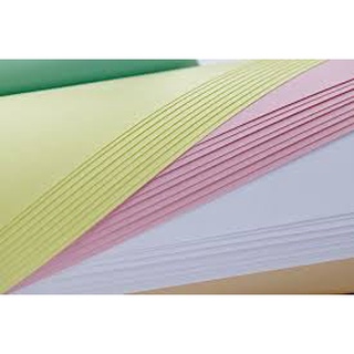Papel Cartolina Pacote Com 50 Folhas: Amarelo , Verde , Azul , Rosa ...