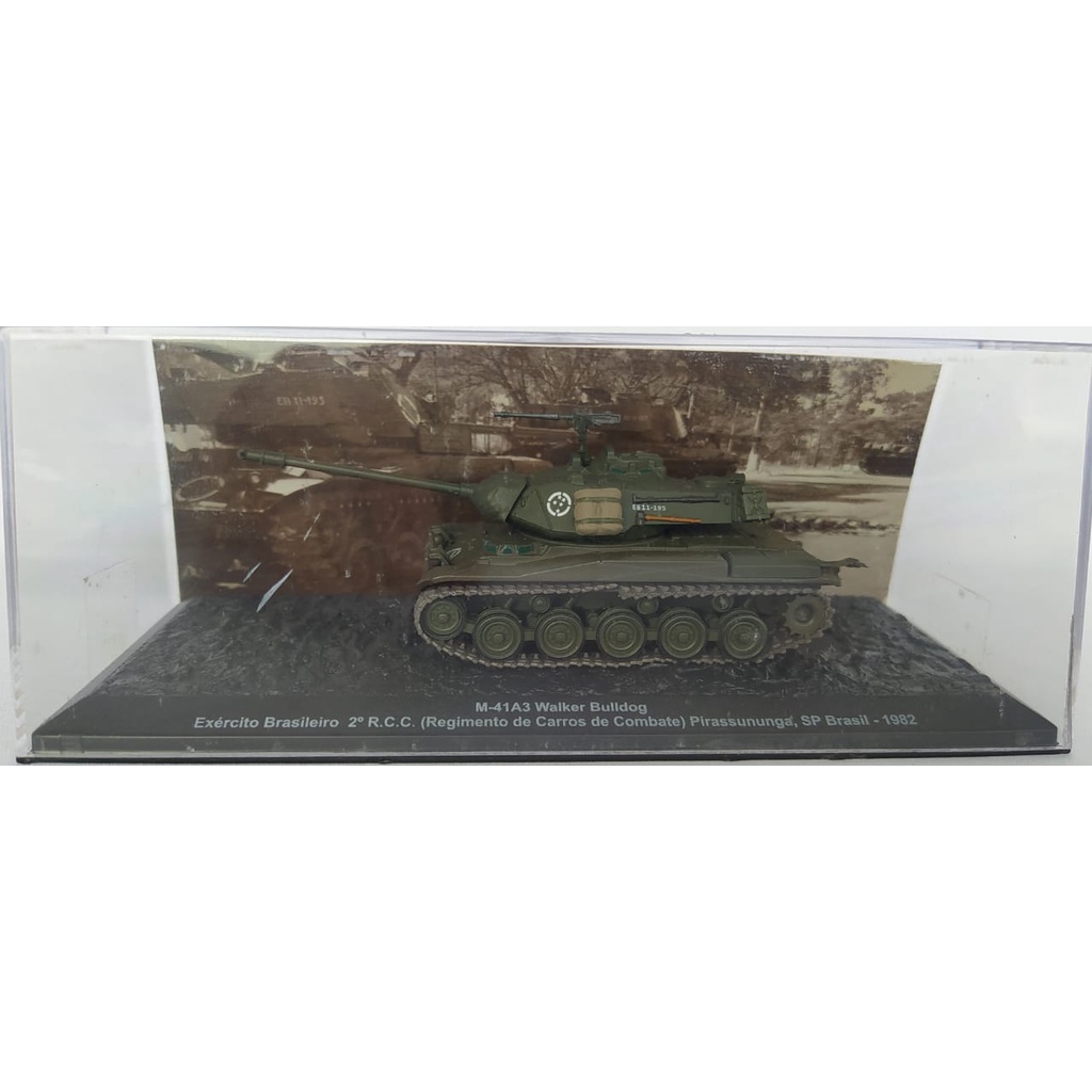 Blindado M-41A3 Walker Bulldog (BLINDADOS DE COMBATE) | Shopee Brasil