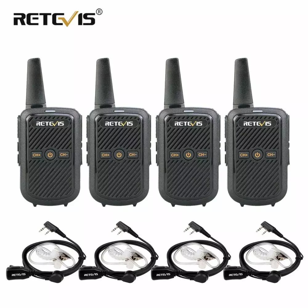 Retevis RT15 Mini Rádio Portátil 2W Tipo-C Carregamento Para Hotel ...