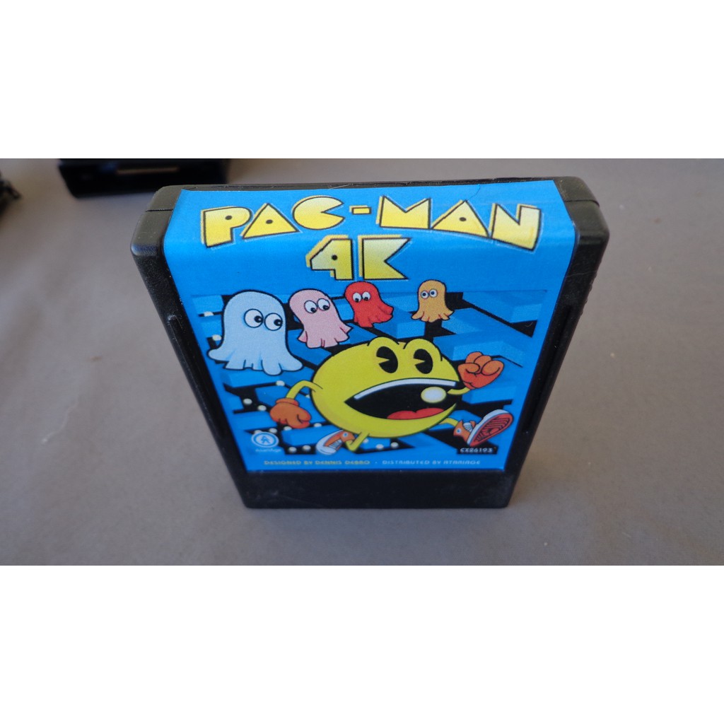 cartucho para atari 2600, varios jogos, valor por unidade, pac man 4k ...