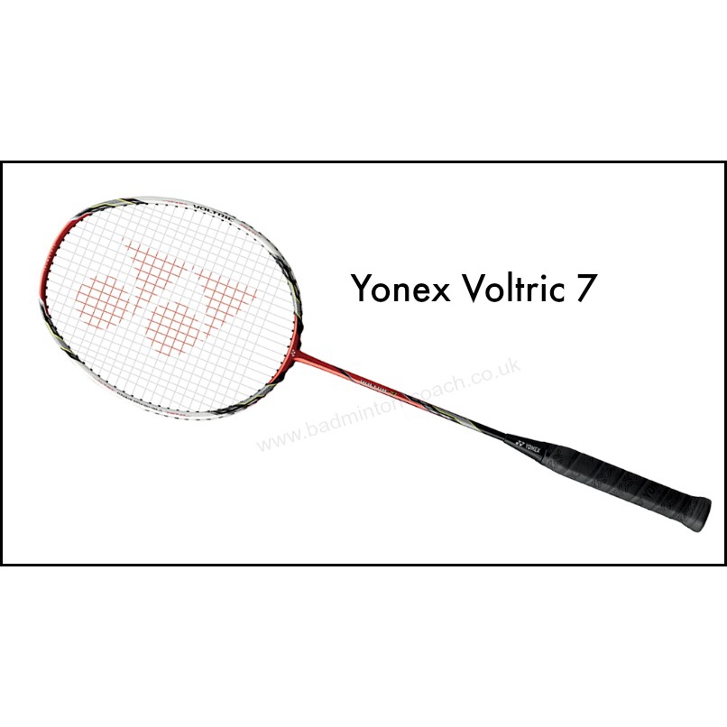 Raquete de badminton Yonex Voltric 7 (VT7) 4UG4 vermelho branco ...
