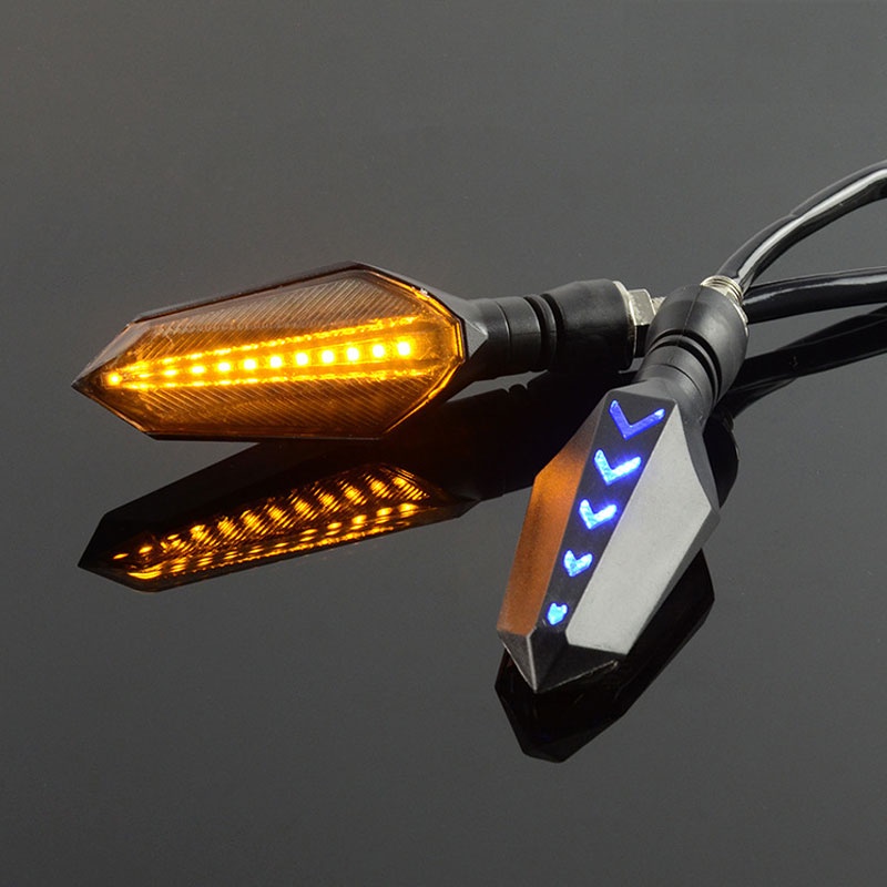 Kit 2 Pisca Seta Para Moto De Led Universal Com Traseira Led Lightes De ...