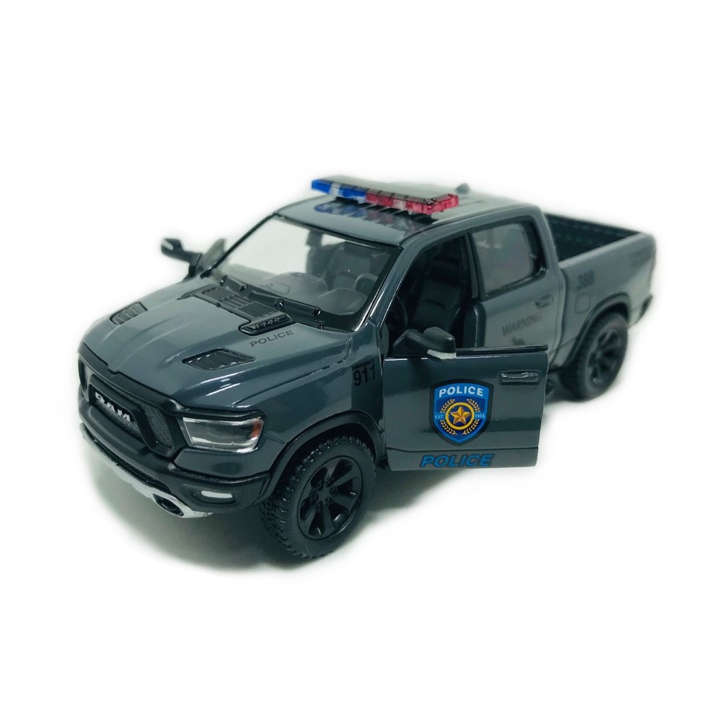 Carro Miniatura Dodge Ram 1500 Rebel Da Policia Carrinho Ferro ...
