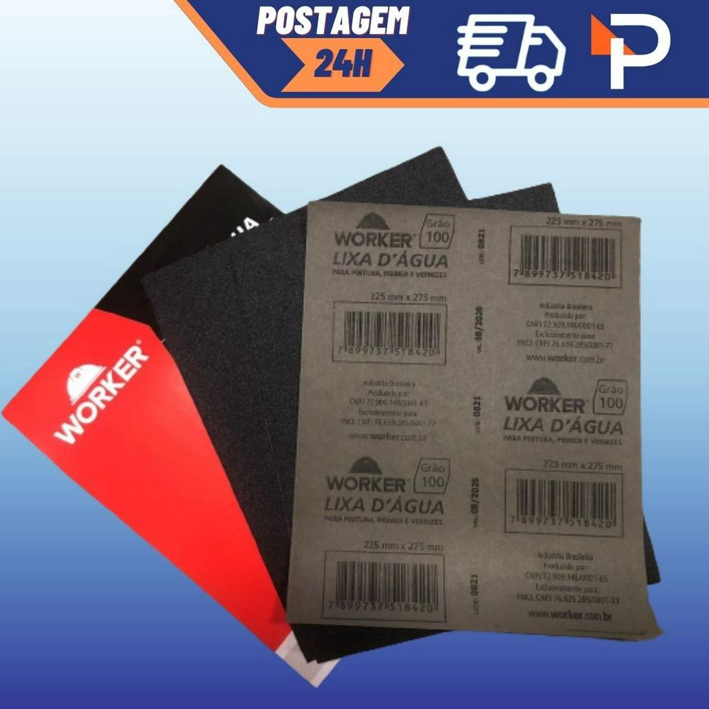 Lixa D'água Grão 80 120 150 180 220 280 360 400 600 1200 cada unidade ...