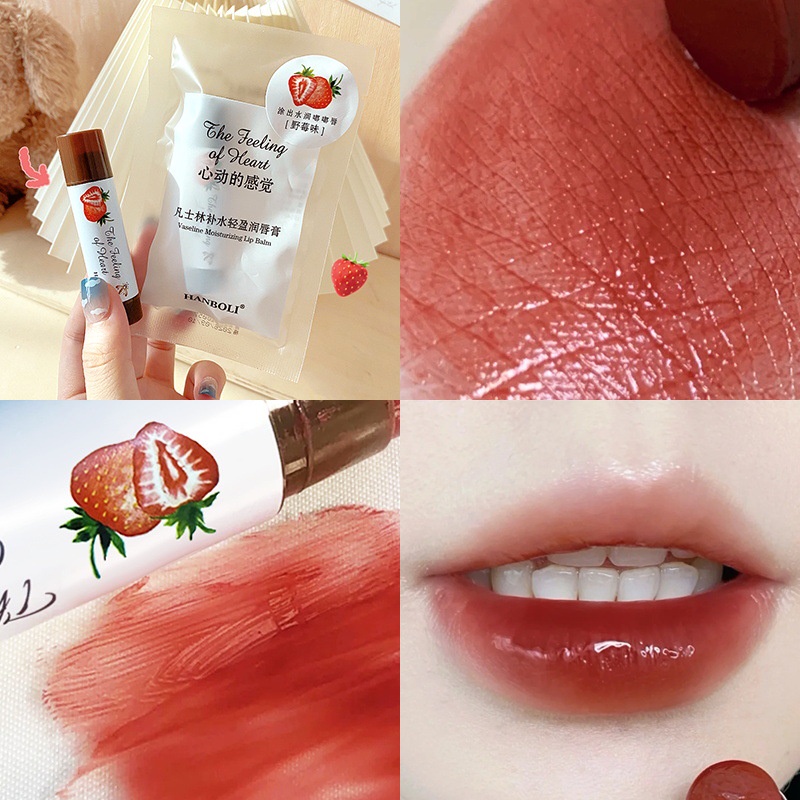 Bálsamo Labial Coreano para Mudança de Cor com Hidratação e Brilho ...