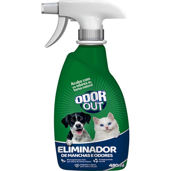 Eliminador de Manchas e Odores OdorOUT 480ml | Shopee Brasil
