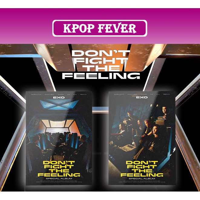EXO - DON'T FIGHT THE FEELING [PHOTOBOOK ver.] (SPECIAL ALBUM) | Shopee Brasil