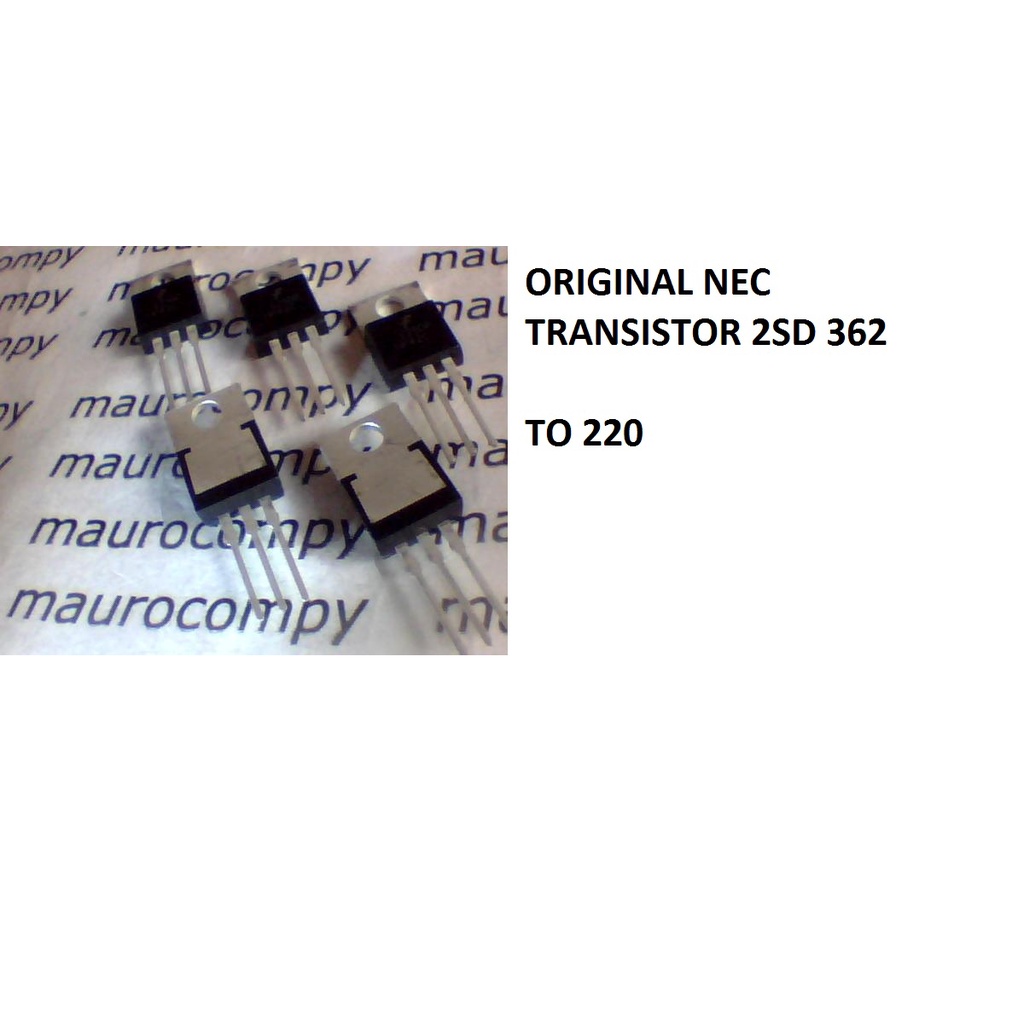 2 PEÇAS TRANSISTOR NEC 2SD 362 ORIGINAL D362 2SD362 | Shopee Brasil