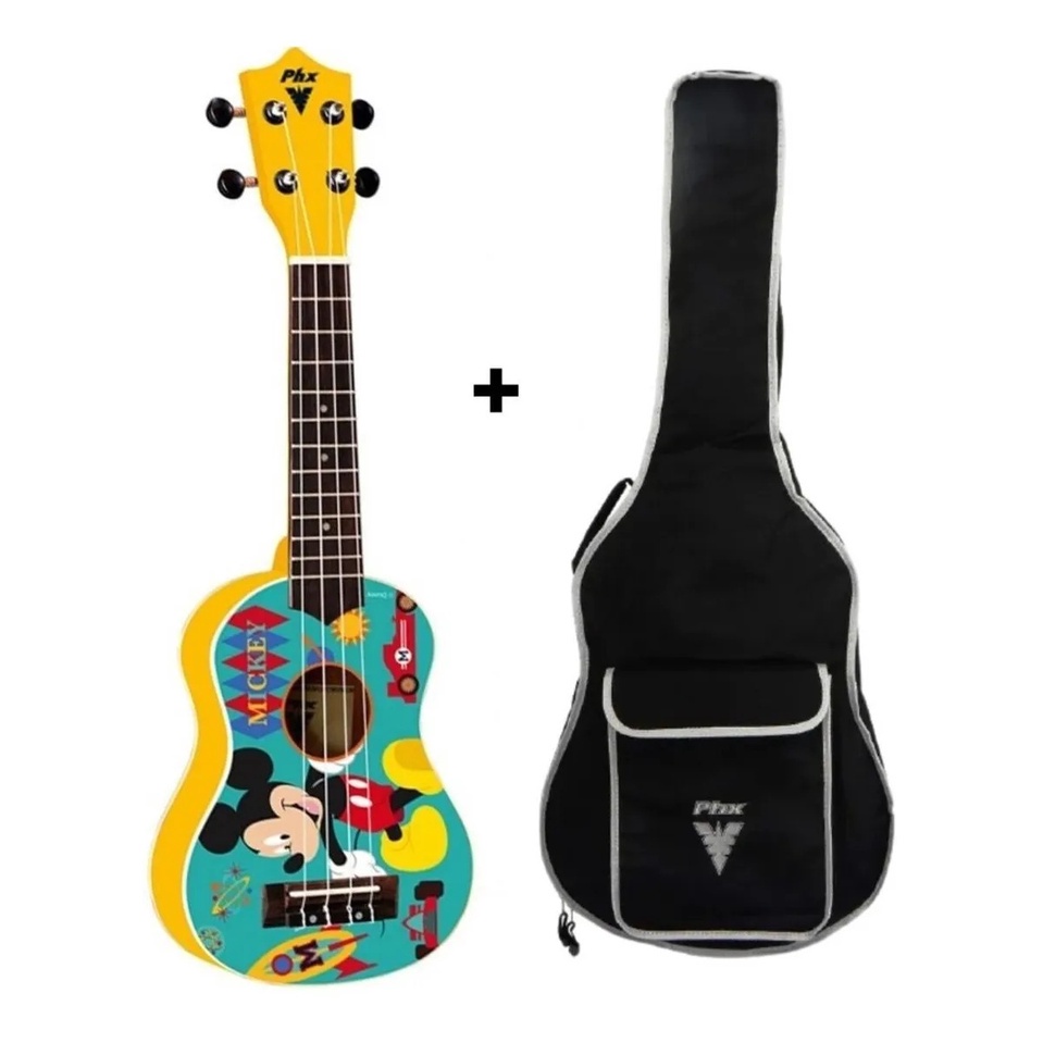 Ukulele Soprano 21 Mickey Ukp-mk1 Violão Disney Phx | Shopee Brasil