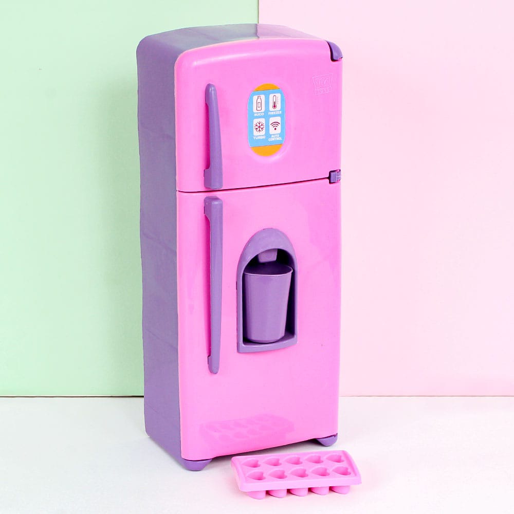 Geladeira Duplex Rosa Infantil 2 Peças Brinquedo | Shopee Brasil