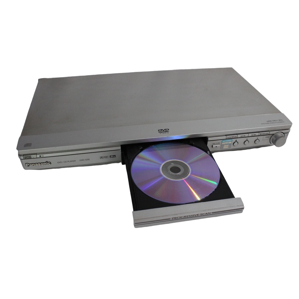 Aparelho De Dvd Panasonic DVD-S35LB Saida Óptica | Shopee Brasil