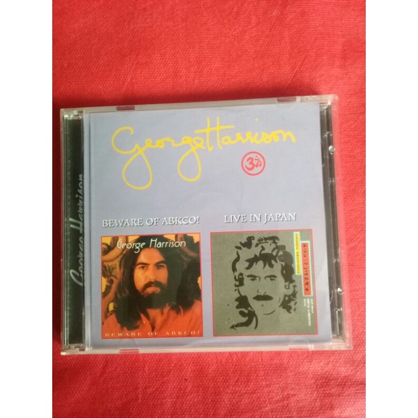 Raro Cd Duplo Importado George Harrison Beware of Abkco + Live in Japan ...