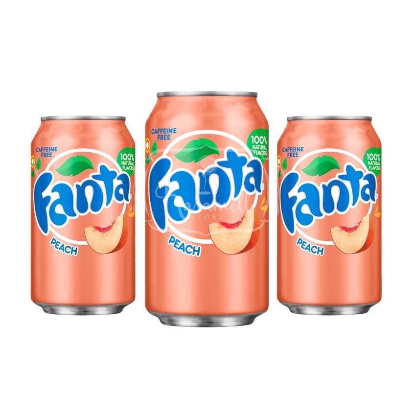 Fanta Peach - Refrigerante Sabor Pêssego - KIT 3 Unidades - Importado ...