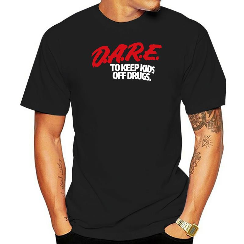 Camisa dare-D.A.R.E . vintage 90's Logo shirt T Ousadia Dos Anos 90 ...