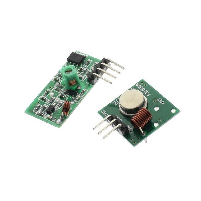 Módulo transmissor sem fio e receptor 433 mhz rf 5 v dc 433 mhz sem fio ...