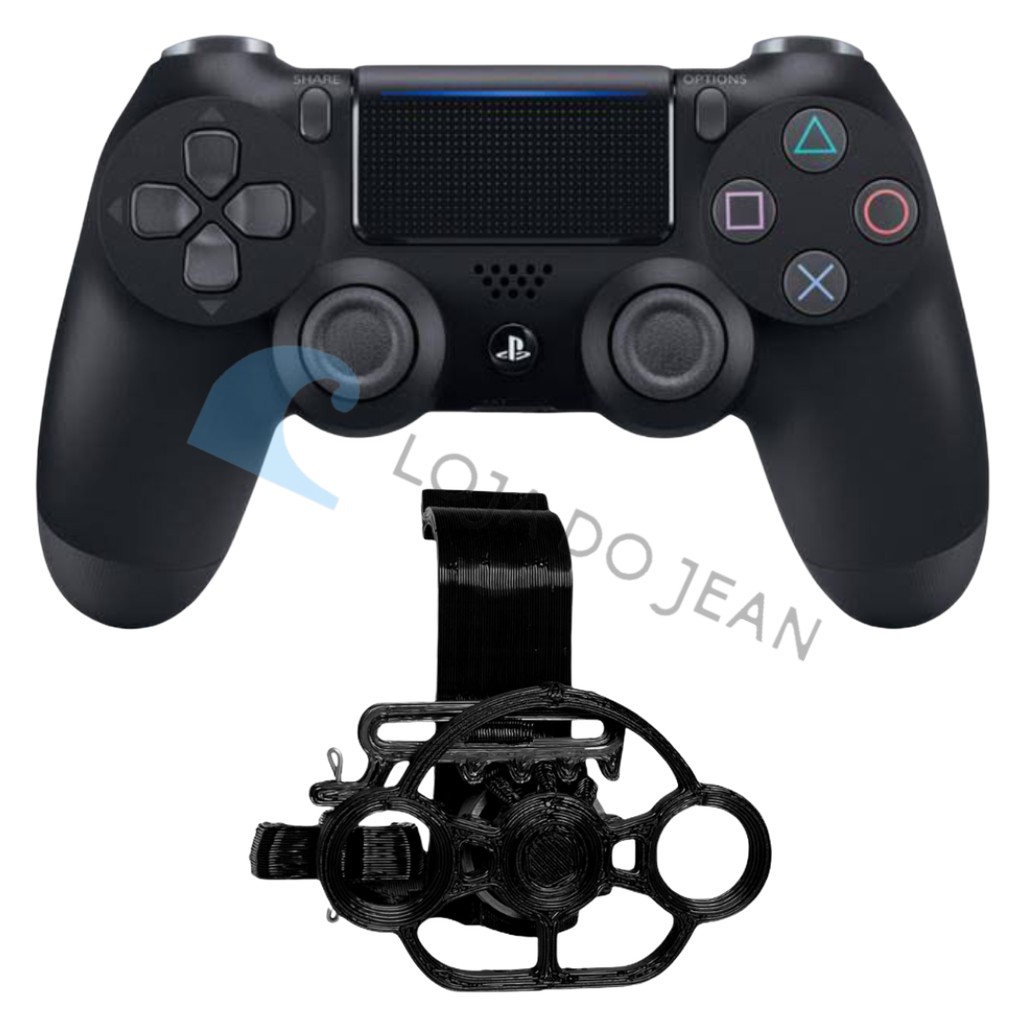 Mini Volante Controle PS4 Playstation Jogos De Corrida Black Envio ...