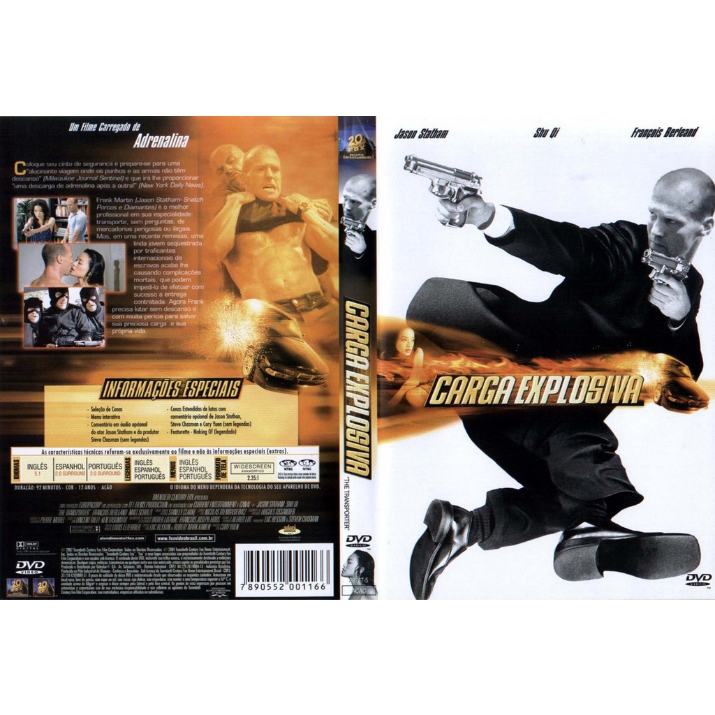 DVD Original Carga Explosiva (Jason Statham) (Promoção monte seu kit ...