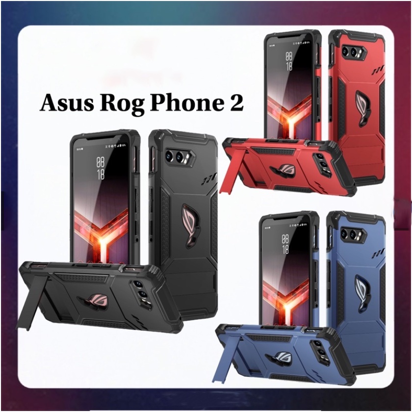 Capa Armadura De Celular Antiqueda Com Suporte Para Asus Rog 2 Militar ...
