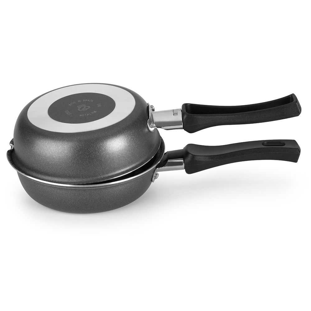 Frigideira Dupla Omeleteira Antiaderente 18cm Multiflon | Shopee Brasil