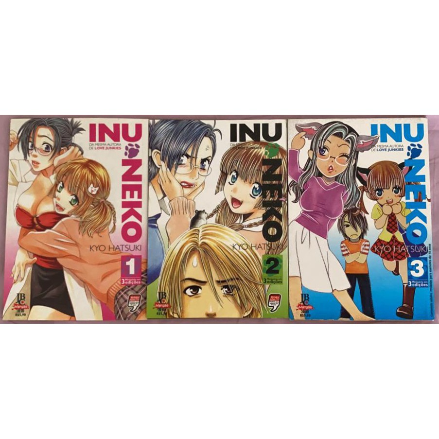 Inu-Neko (Editora JBC) volumes 1 ao 3 (completa) | Shopee Brasil