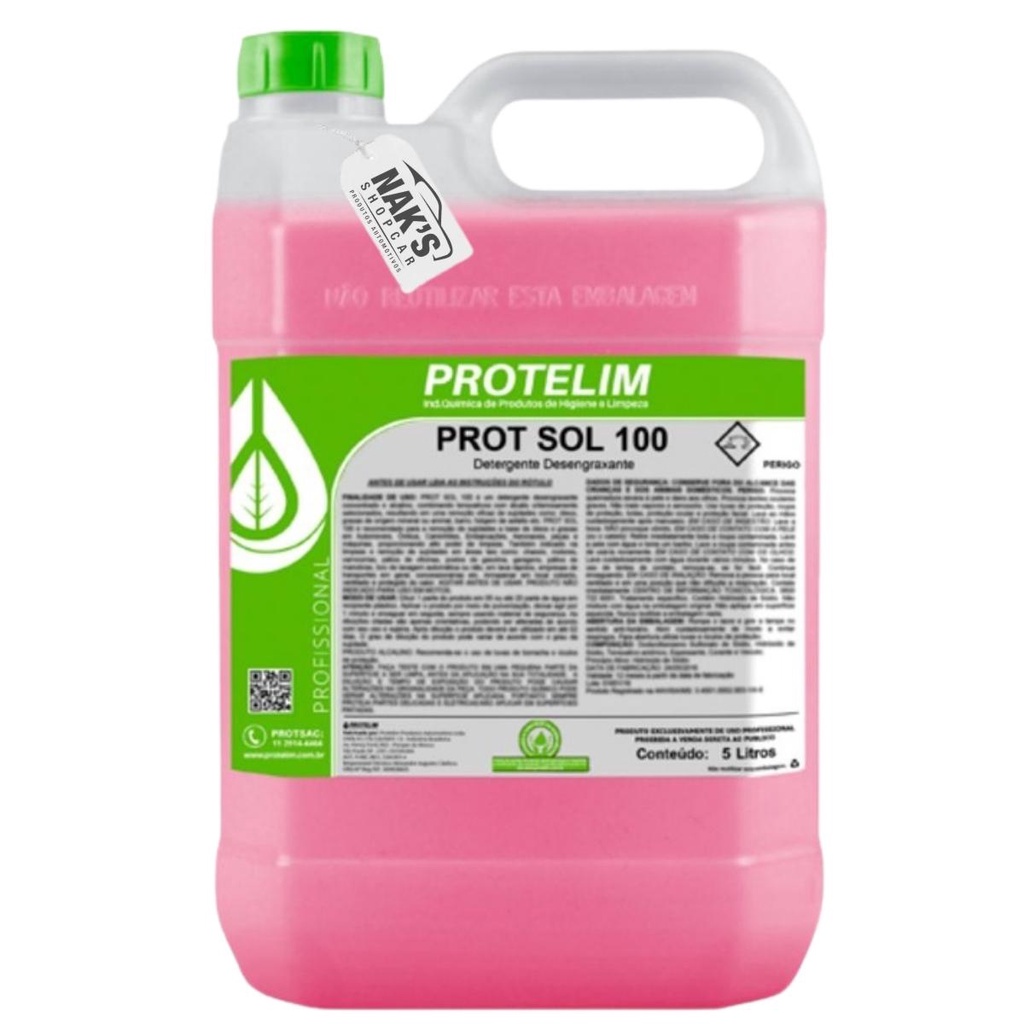 Solupan detergente desengraxante concentrado PROT SOL 100 5 litros ...