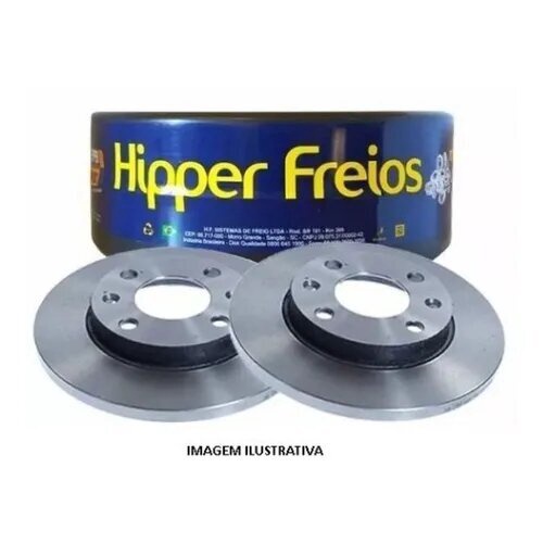 DISCO FREIO GOL 80/ SOLIDO (PAR) S/CUBO HF01 (HIPPER FREIOS) | Shopee Brasil